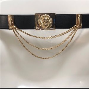 bebe | Accessories | Bebe Lion Medallion Stretch Belt | Poshmark